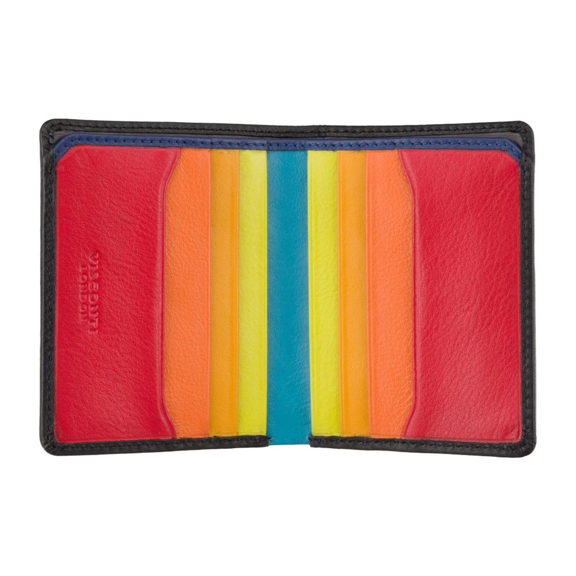 Colorful Bifold Minimalist Card Wallet for Men - Card Holder Wallet ...