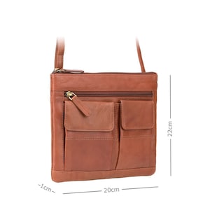 VISCONTI Sling Bags Collection - 18608/A - Brown - Leather Bag for ...