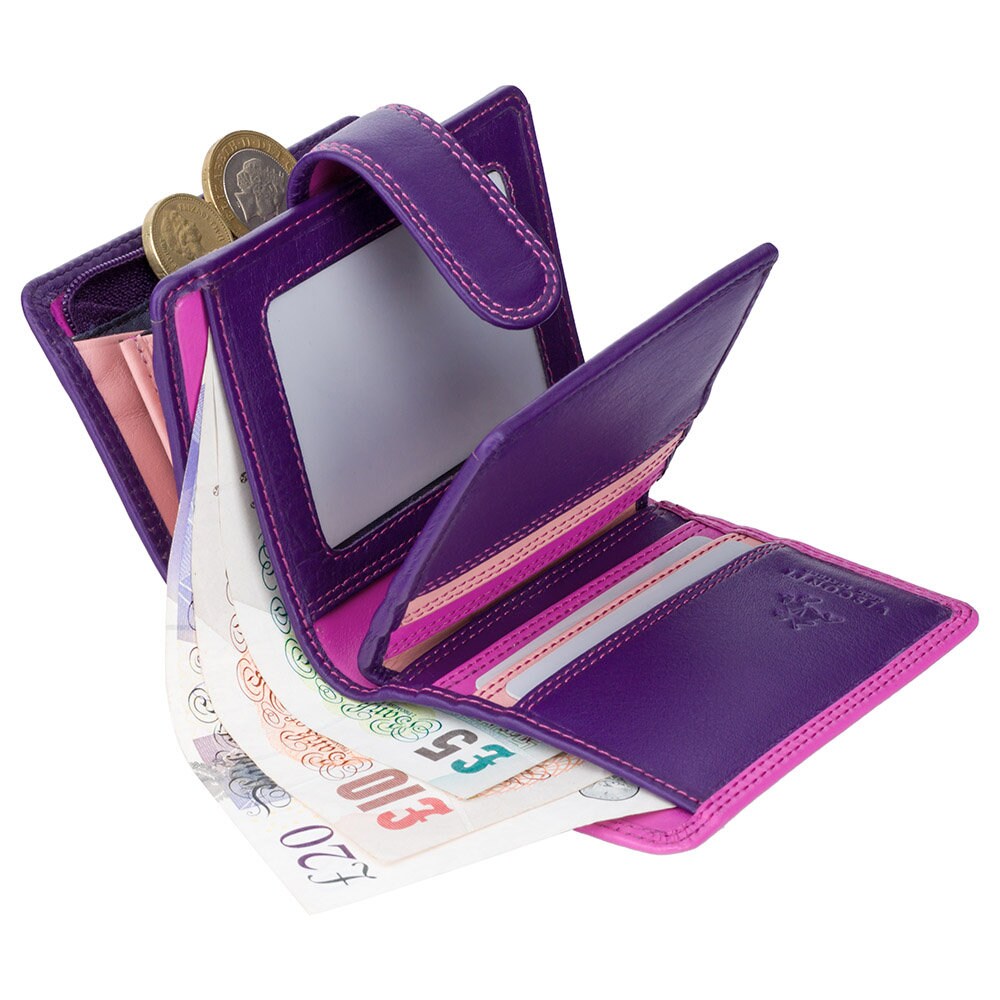 Small RFID Purse Wallet for Cards Notes and Coins Ladies - Etsy