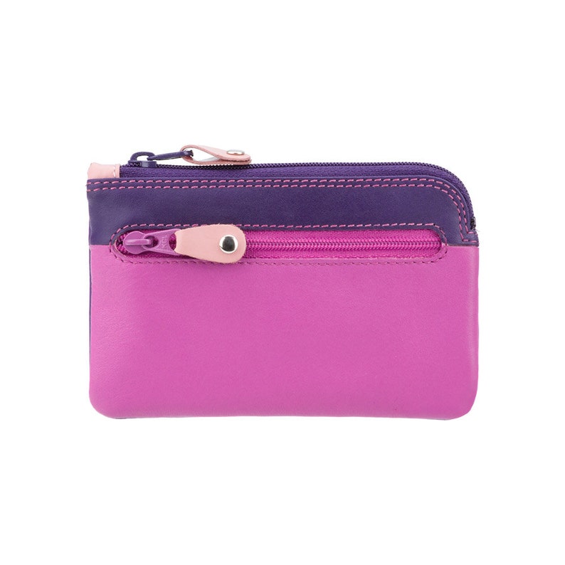 Purple Coin Wallet Purse Rainbow Collection Berry Mini | Etsy