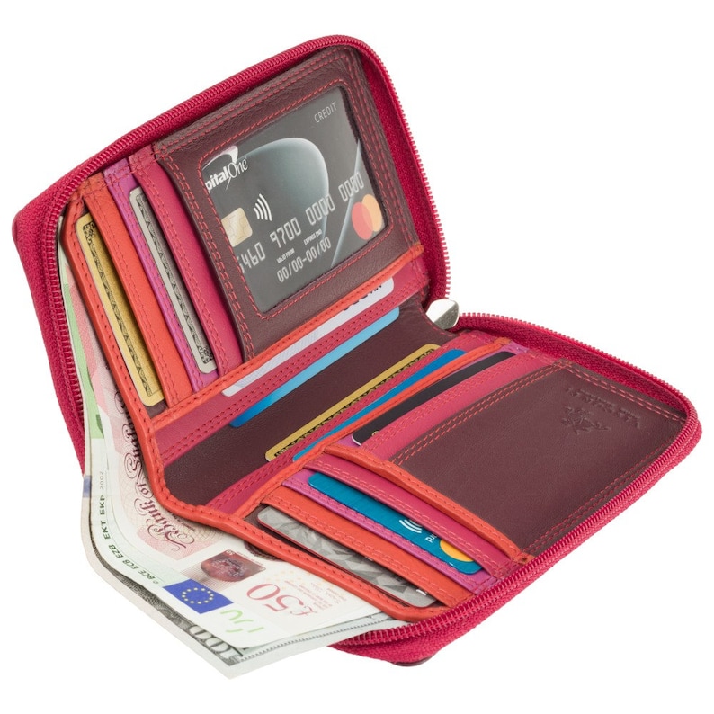 Sweet RFID Purse in Plum - Rainbow Collection - Aruba - Cash & Coin ...