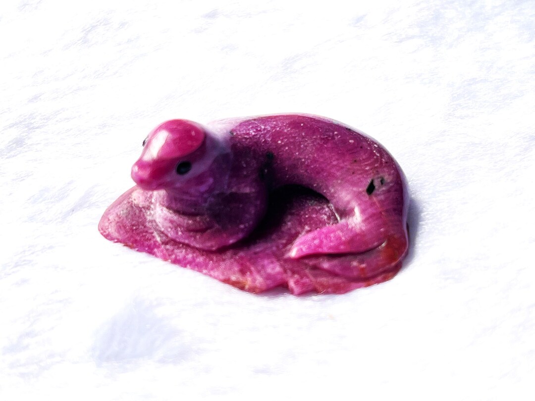 Genuine Ruby Seal - Vintage - All Natural Tiny Ruby Seal / Rare ...