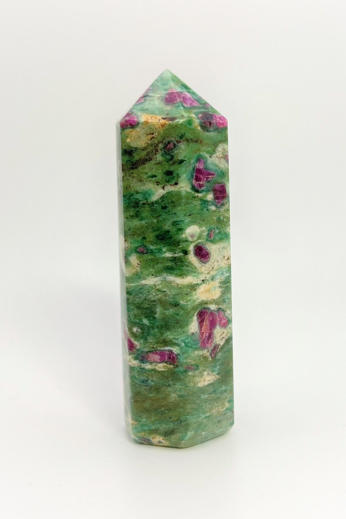 Ruby Fuchsite Tower/ Rare / Excellent Quality Well Polished / Energy ...