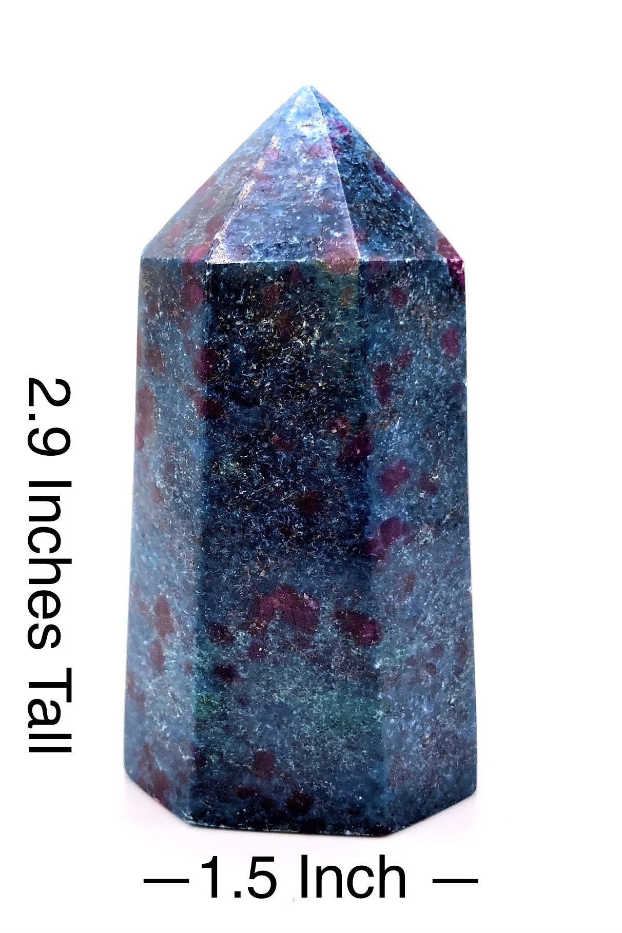 Ruby Kyanite Tower/ Rare / Excellent Quality Well Polished / Point ...