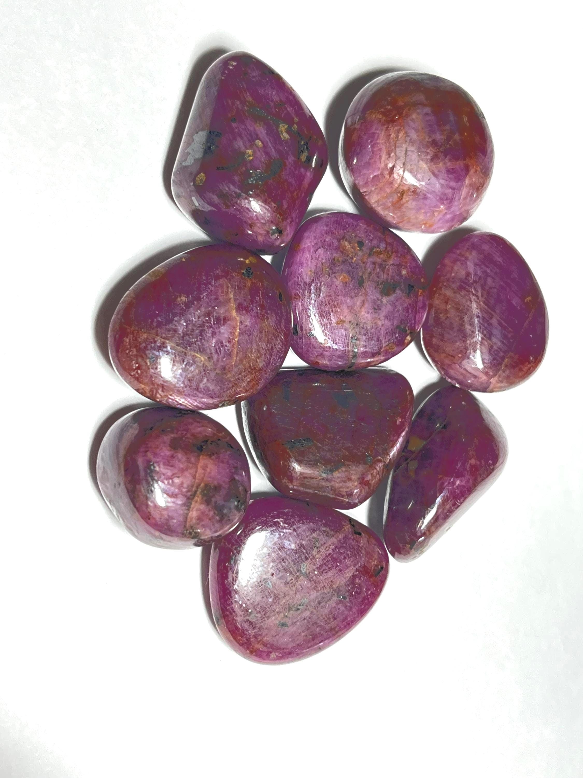 Genuine Ruby Tumbled Polished Stones - Etsy