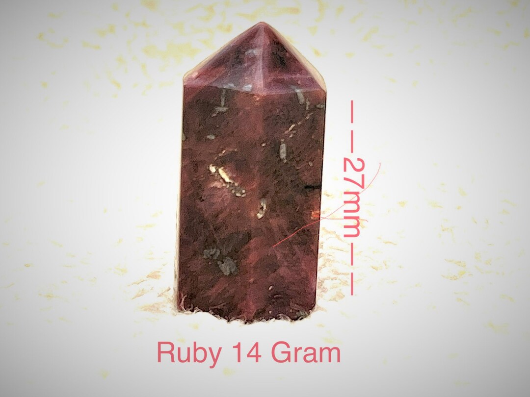 Natural Tiny Ruby Tower / Rare / Excellent Quality Well Polished ...