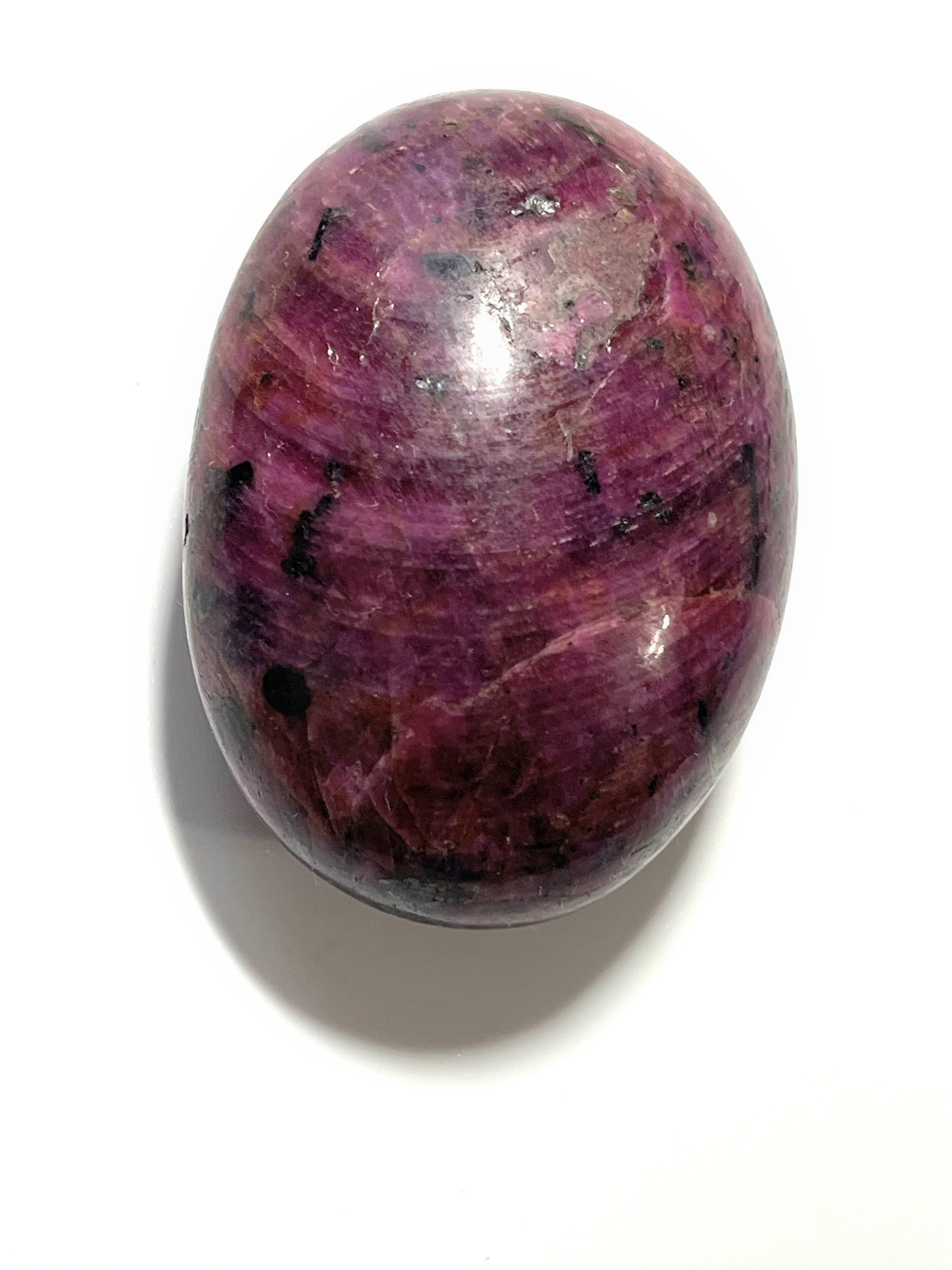 Ruby Palm Stone - Large - Genuine All Natural Ruby - Etsy