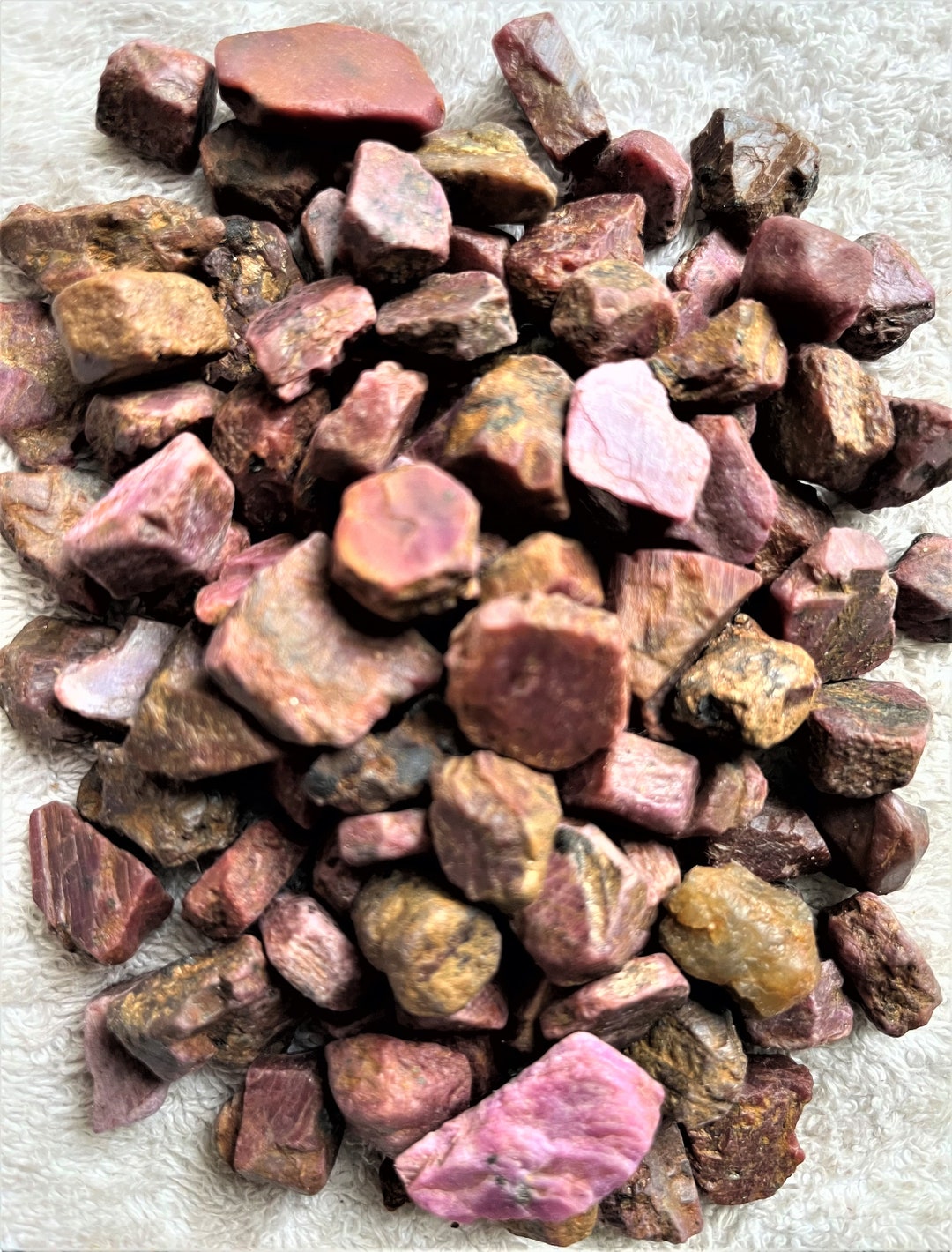 Rough Ruby 94 Pieces This is Raw, Natural, Untreated, Unpolished Ruby ...