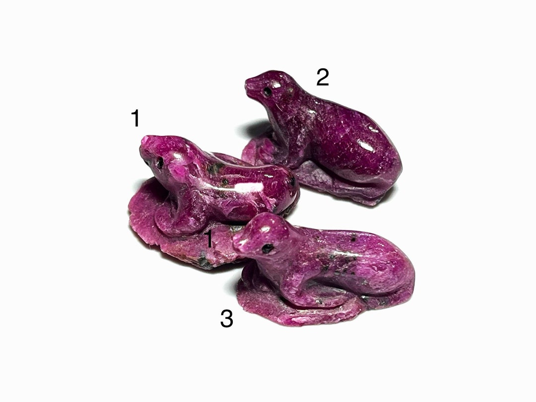 Genuine Ruby Seals - Vintage - All Natural Tiny Ruby Seal / Rare ...