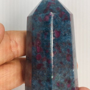 Ruby Kyanite Tower/ Rare / Excellent Quality Well Polished / Point ...