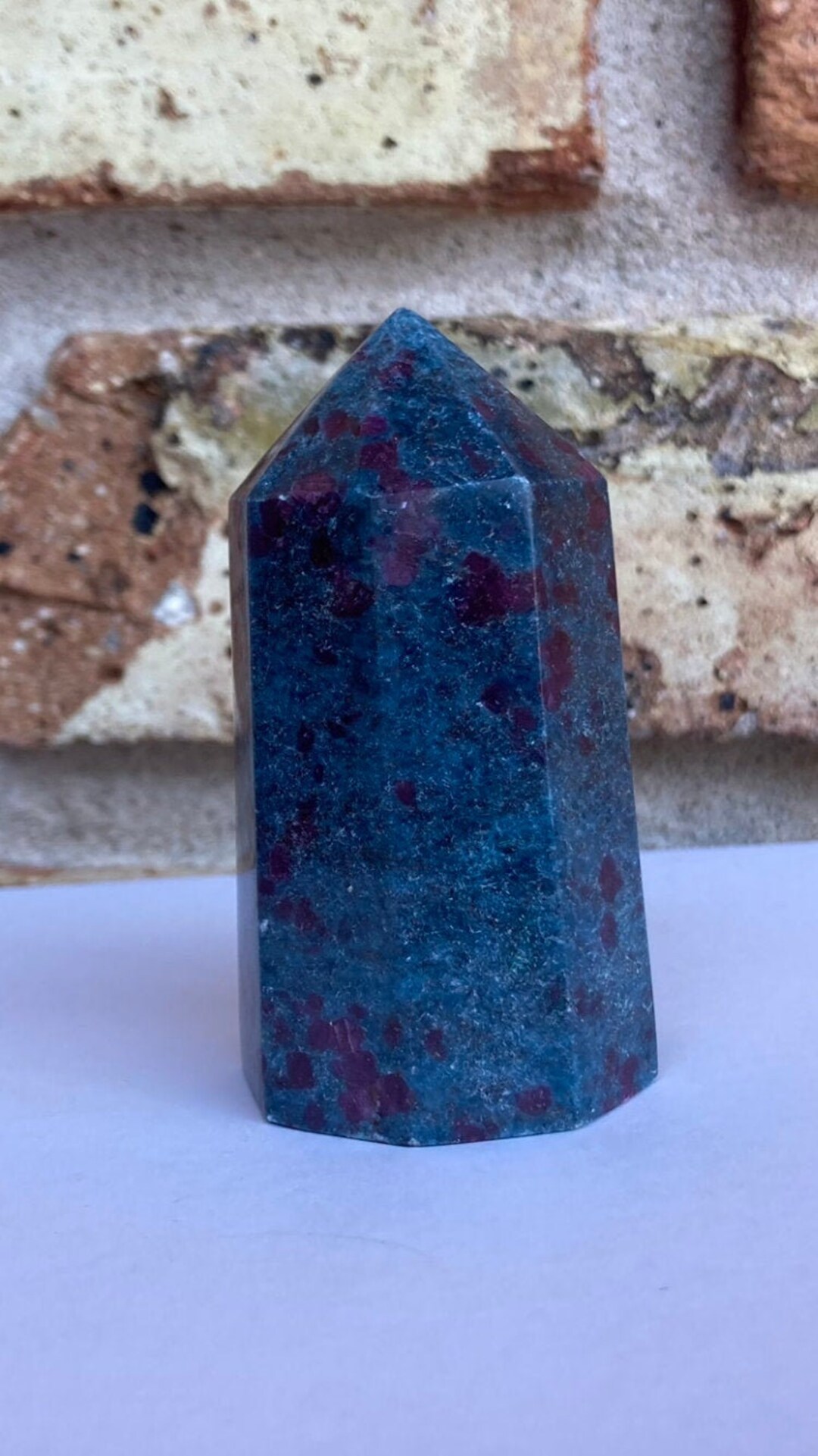 Ruby Kyanite Tower/ Rare / Excellent Quality Well Polished / Point ...