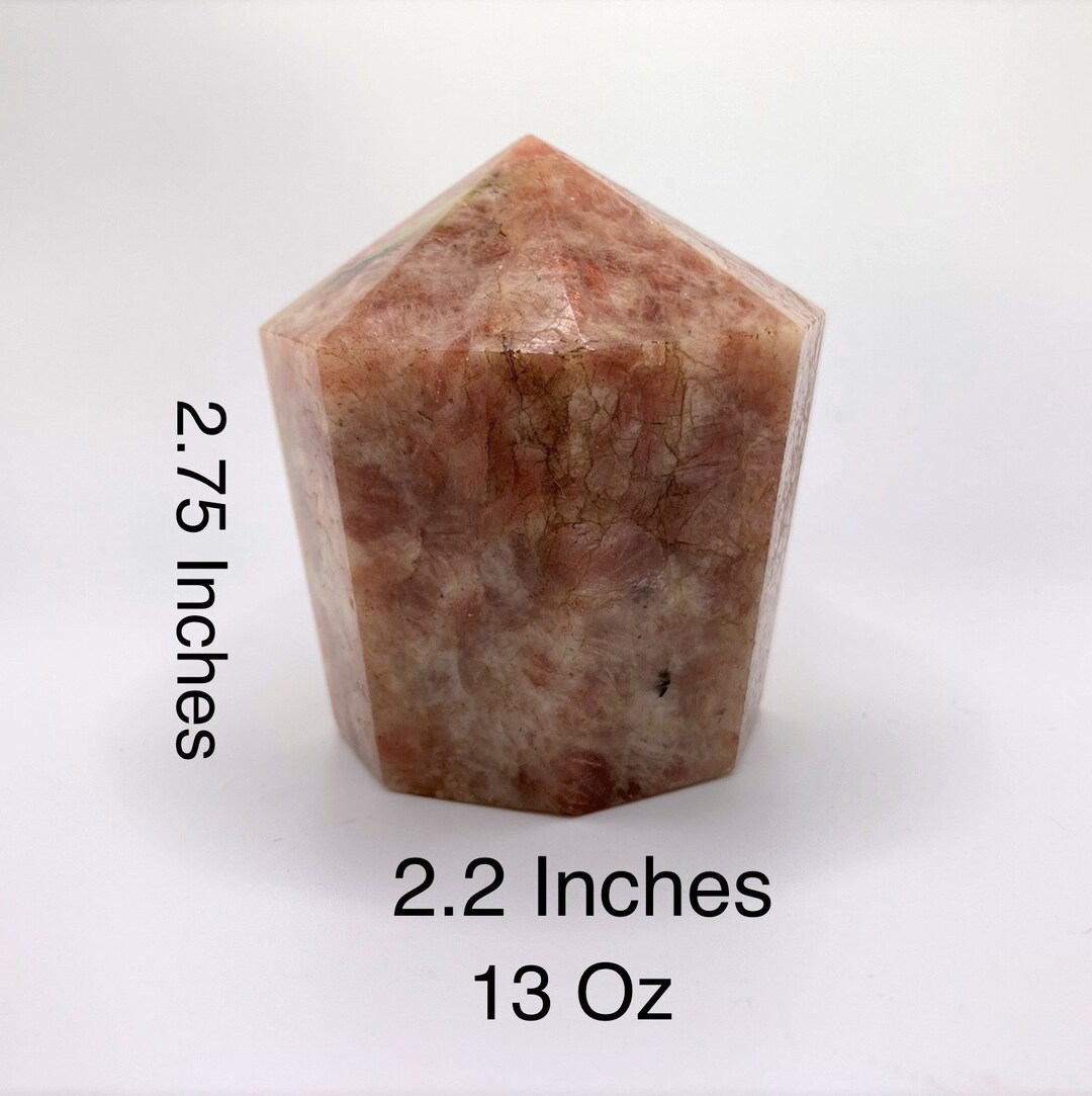 Large Sunstone Crystal, Gemstone, Tower Reiki, Meditation, Healing ...
