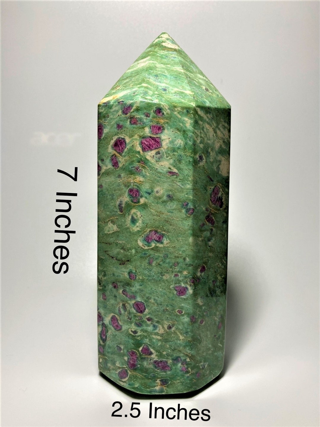 Ruby Fuchsite Tower/ Rare / Excellent Quality Well Polished Ruby ...