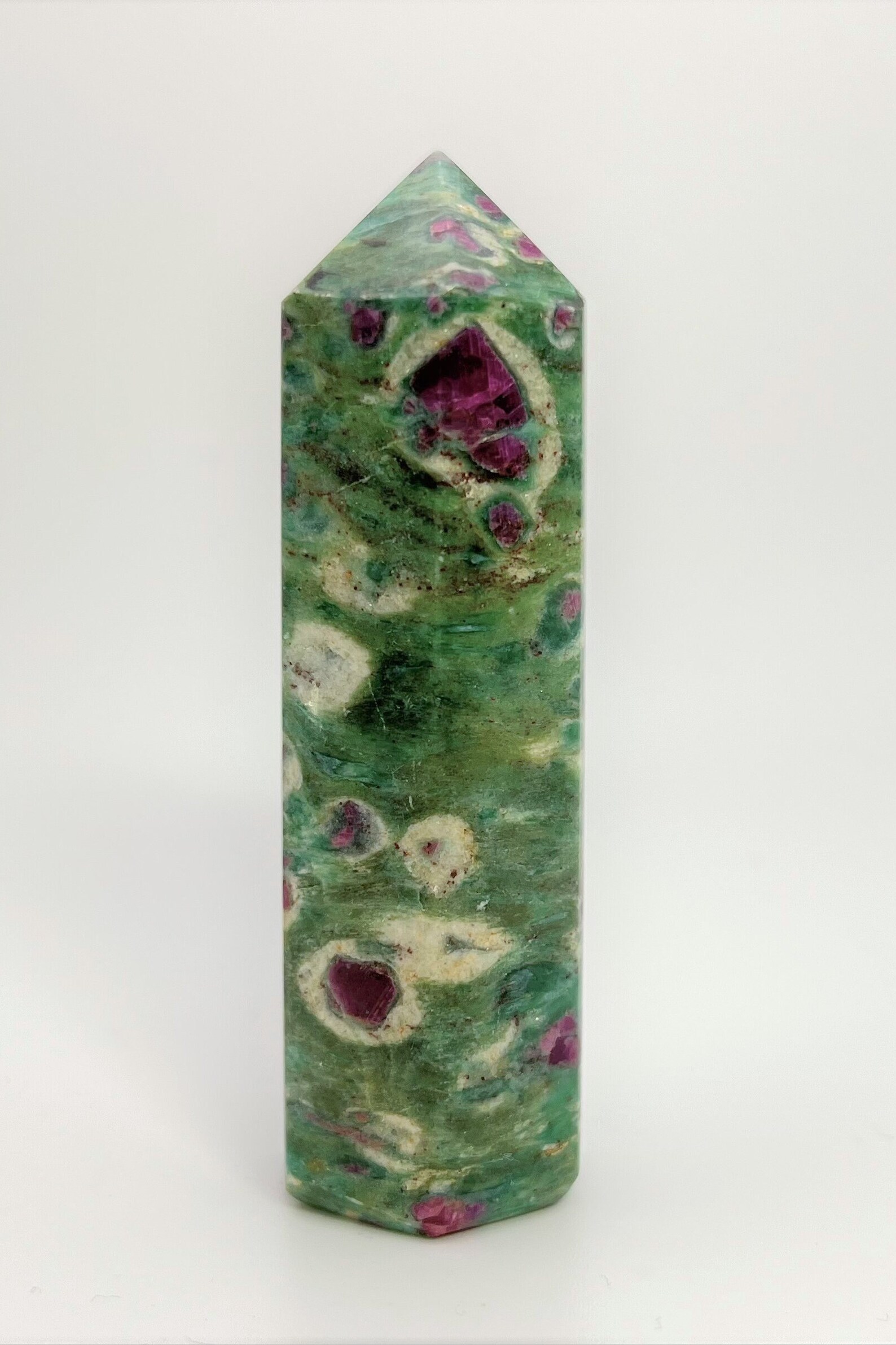 Ruby Fuchsite Tower/ Rare / Excellent Quality Well Polished / Energy ...