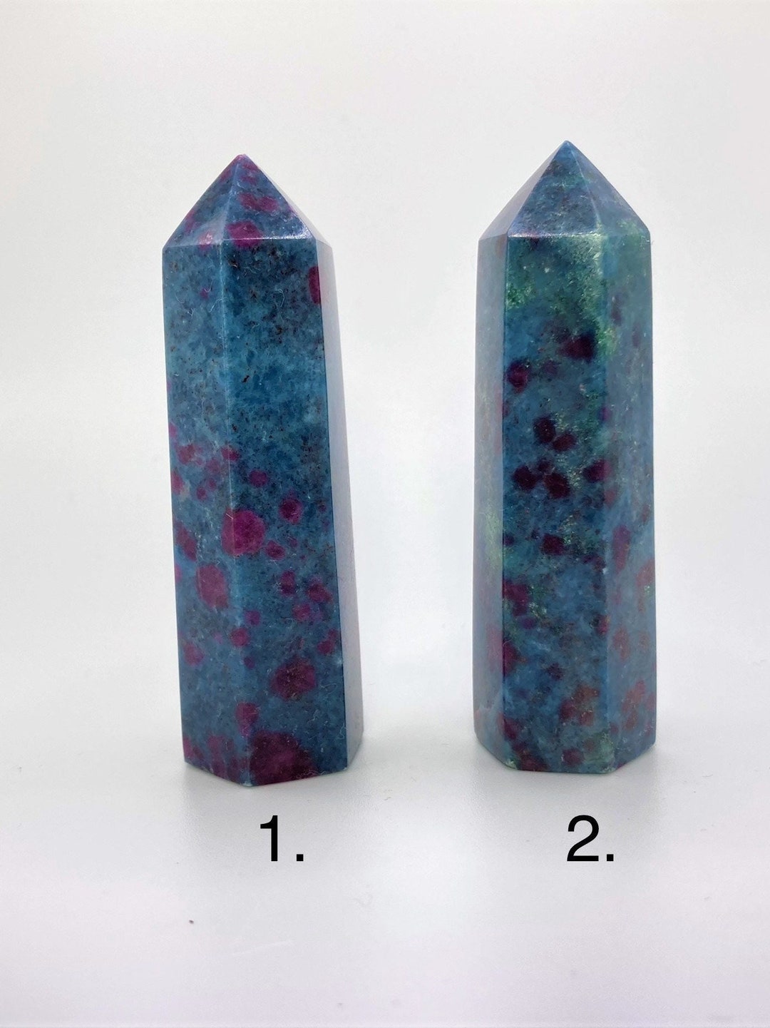 Ruby Kyanite Tower Six Sided, A Unique Cut, This Tower Also Looks ...