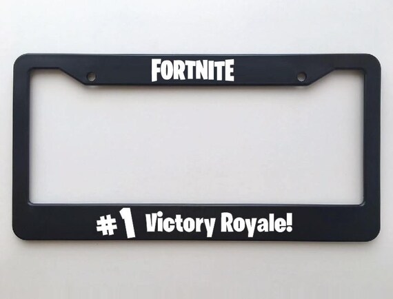 Fortnite 1 Victory Royale License Plate Frame and Holder | Etsy