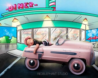 Grease backdrop | Etsy