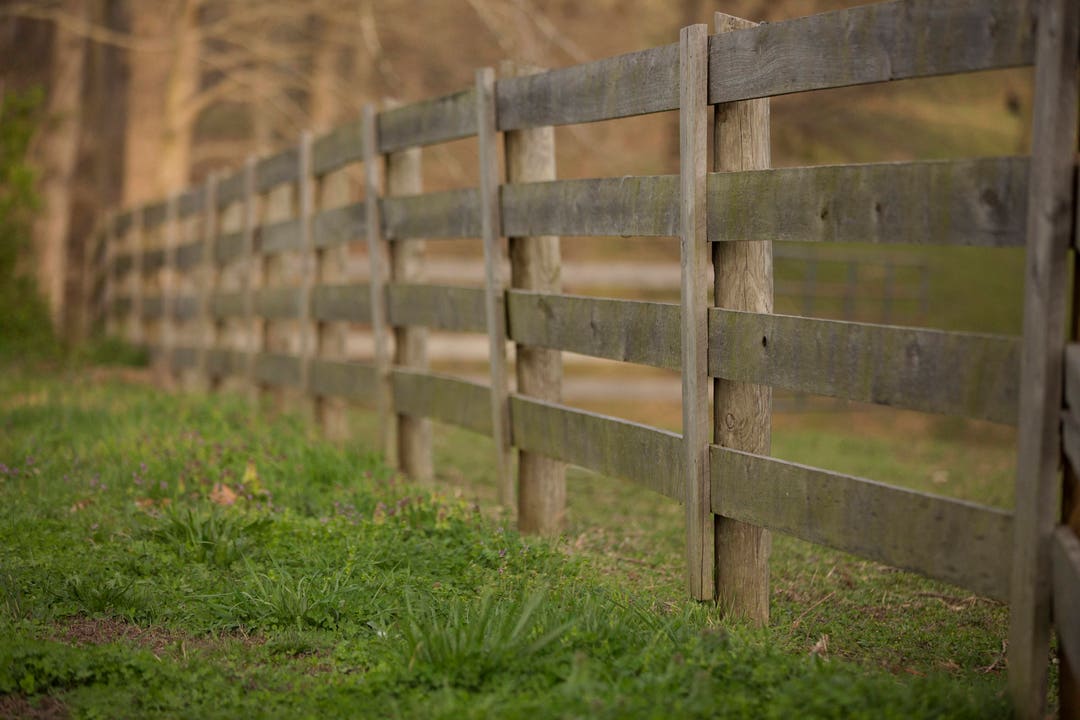 Set of 4 Farm Fence Line Outdoor Digital Background / Digital Backdrop ...