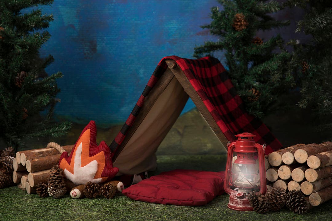 Camping, Tent, Campfire, Wood, Lumberjack, Outdoors Digital Background ...