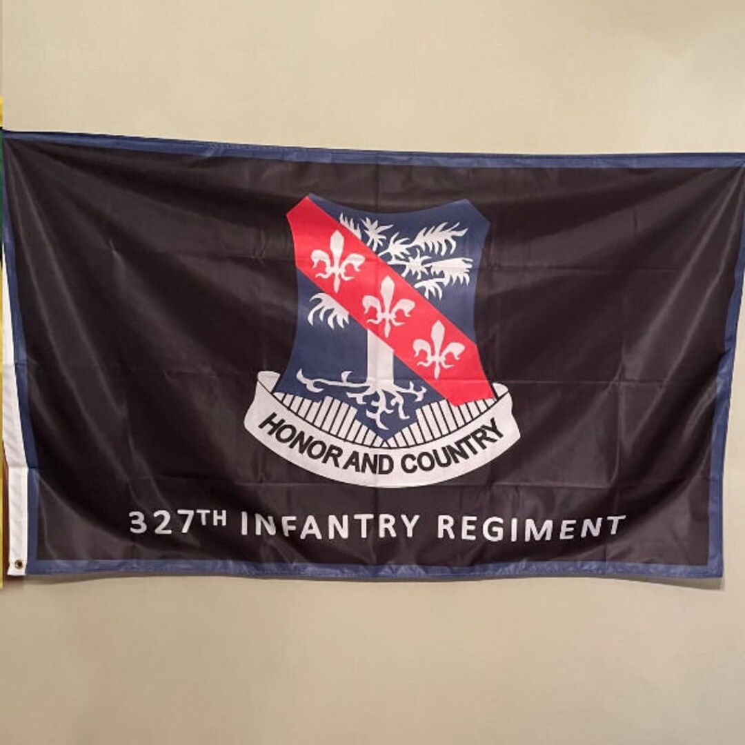 327th Infantry Regiment 3x5 Knit Poly Flag - Etsy