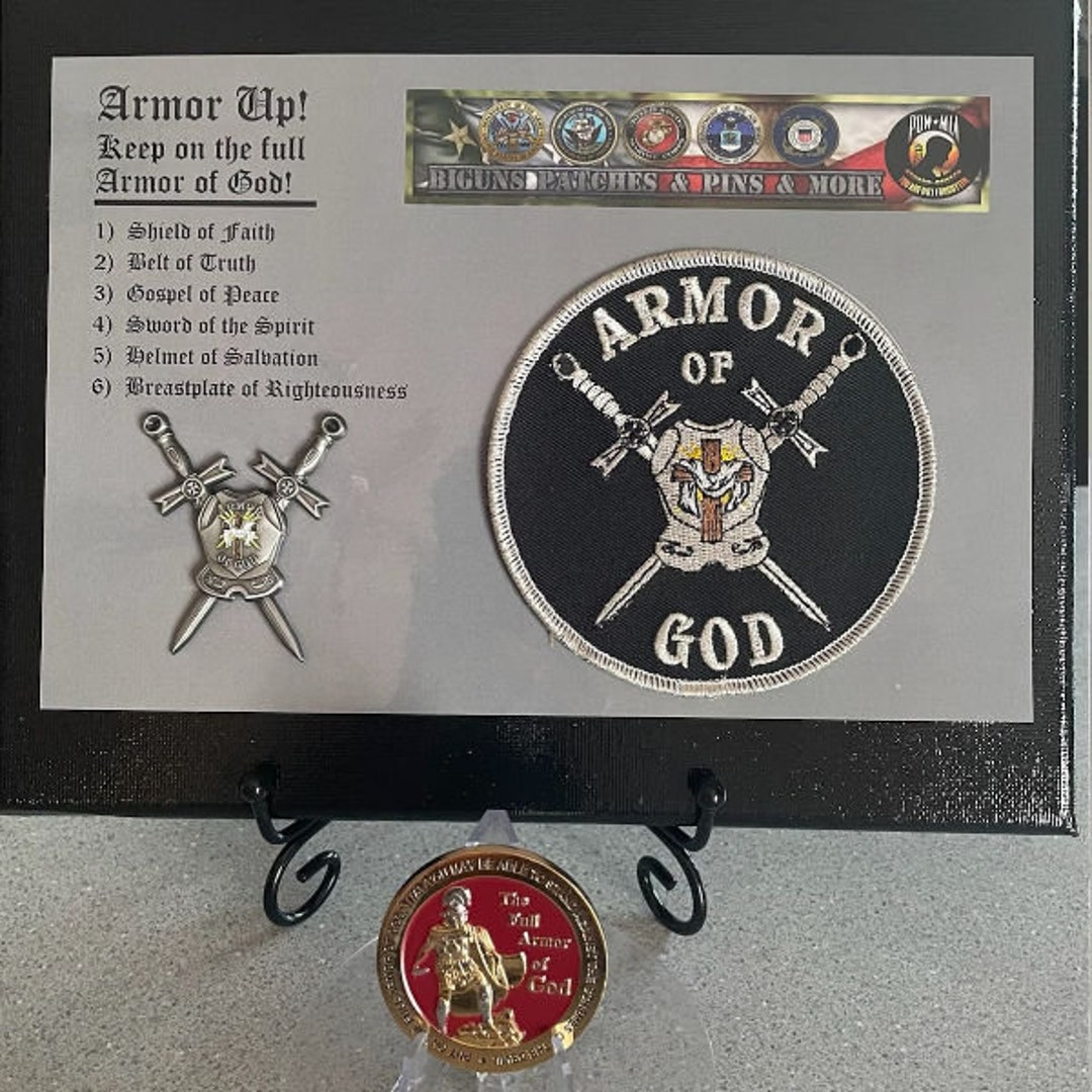 Armor of God, Pin, Patch, and Coin Set - Etsy