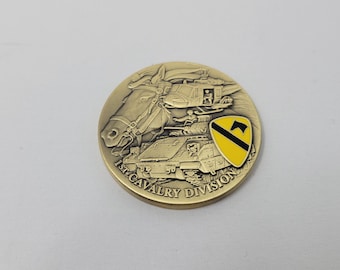 1st Cavalry Division US Army Challenge Coin 152 - Etsy