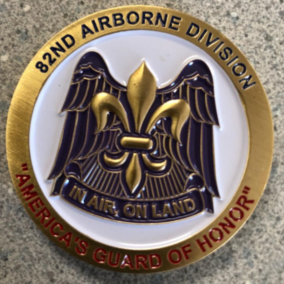 US Army 82nd Airborne Coin - Etsy