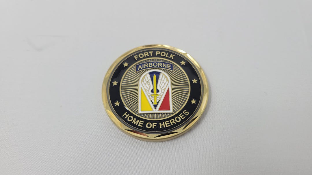 Fort Polk (tiger Land) 1.75 Challenge Coin - Etsy