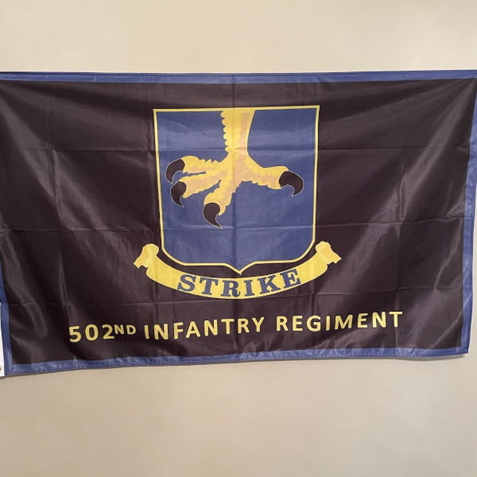 502nd Infantry Regiment 3x5 Flag Knit Poly - Etsy