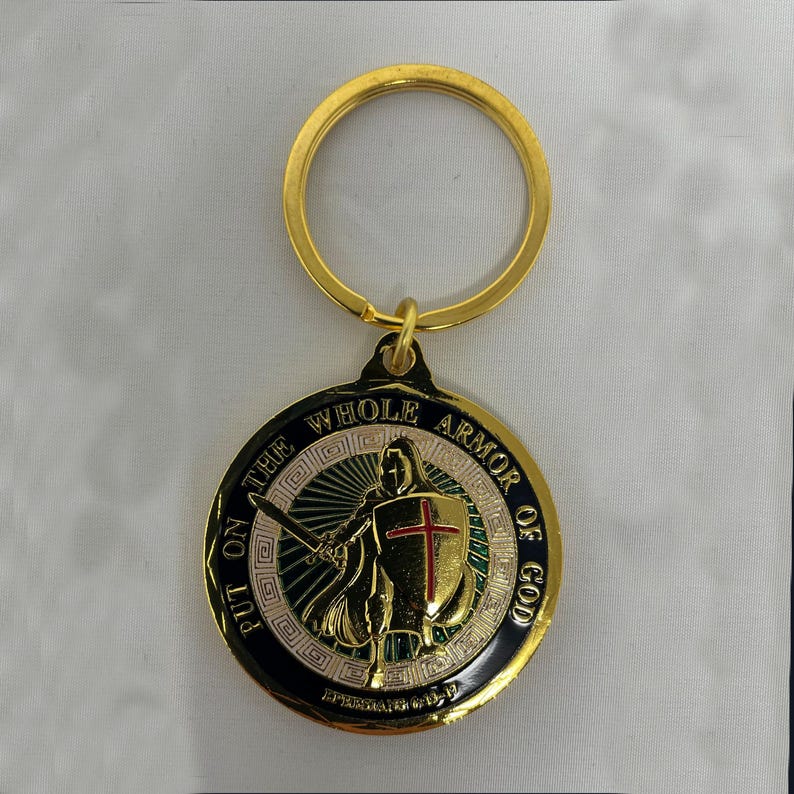 Armor of God Key Chain - Etsy
