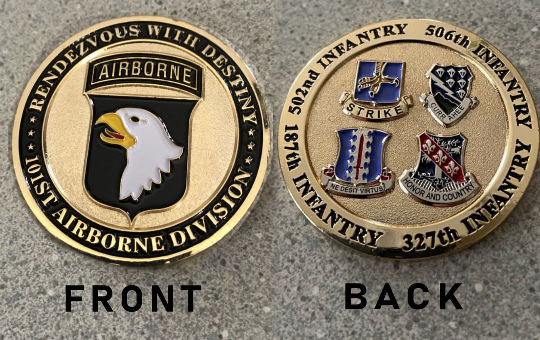 Army 101st Airborne Coin - Etsy