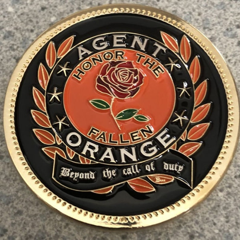 Agent Orange Honor the Fallen Coin - Etsy