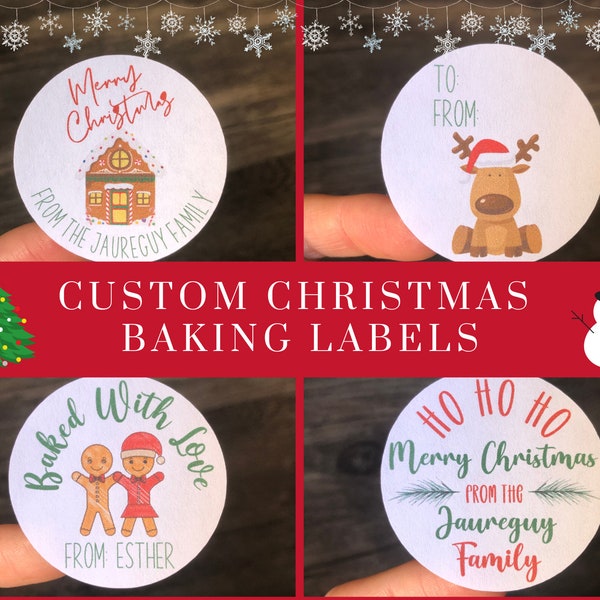 Christmas Labels - Etsy