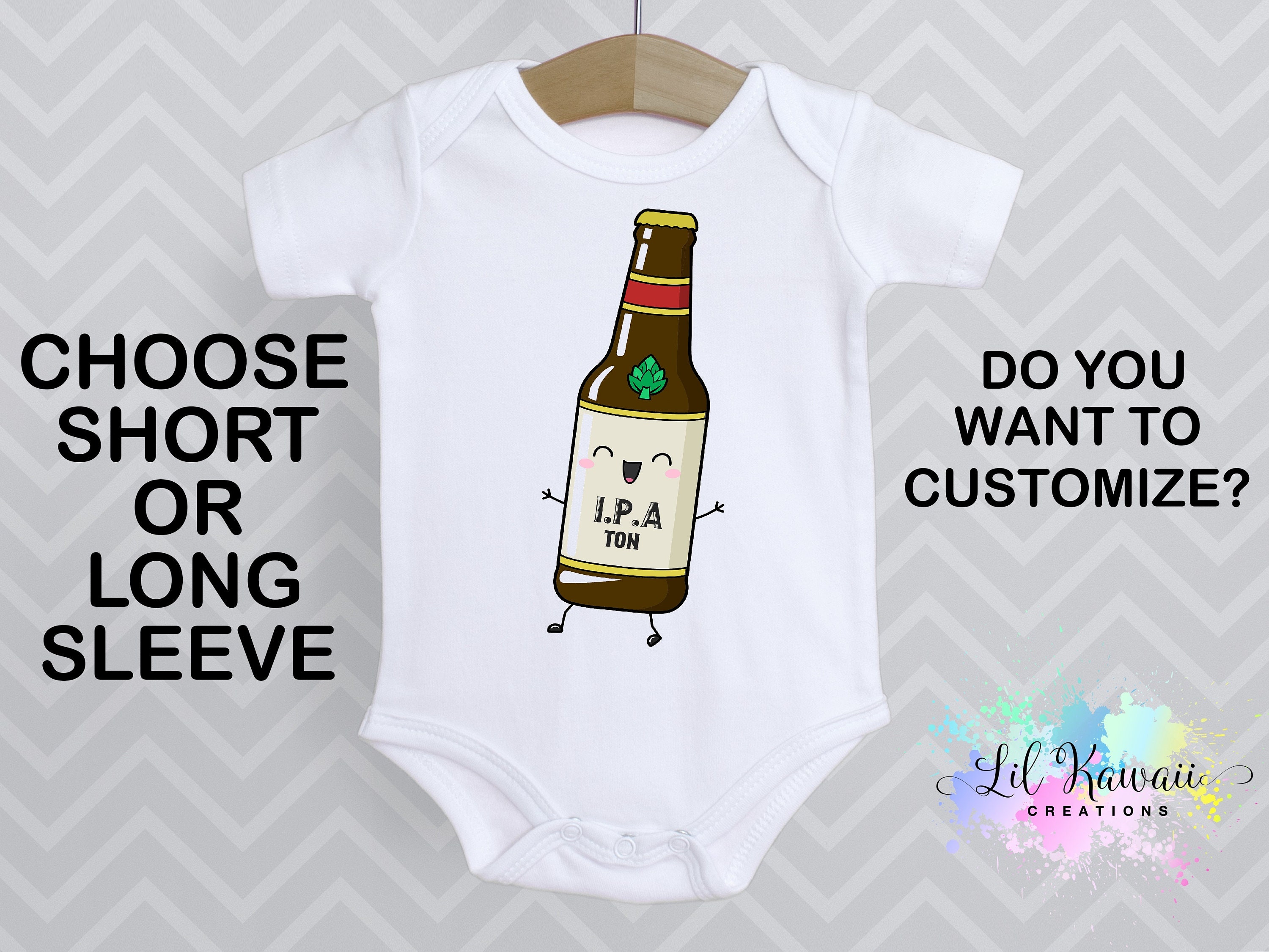 Funny Baby Drinking Beer