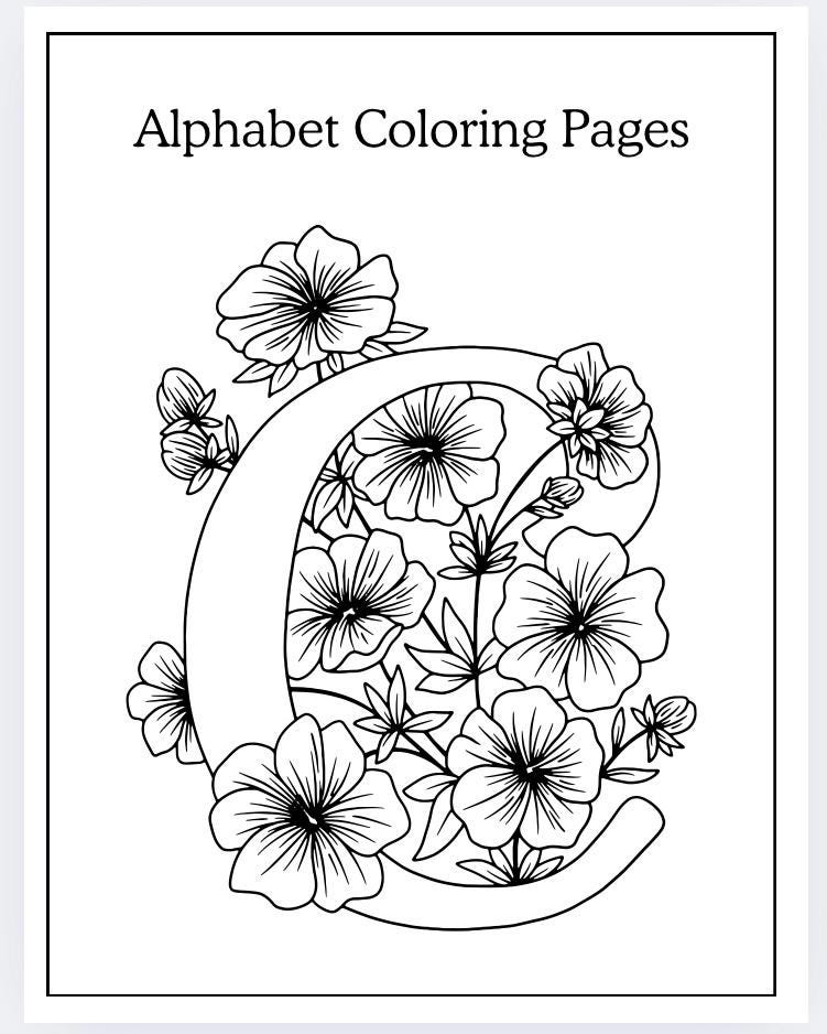 Full Alphabet Coloring Worksheets - A,b,c's Coloring Sheets Printable ...