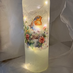 Robin Bottle Light - Etsy