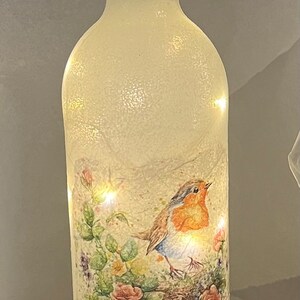 Robin Bottle Light - Etsy