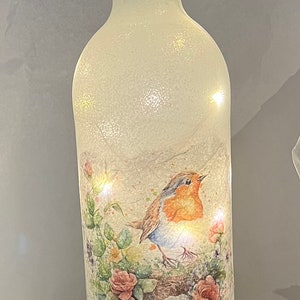 Robin Bottle Light - Etsy