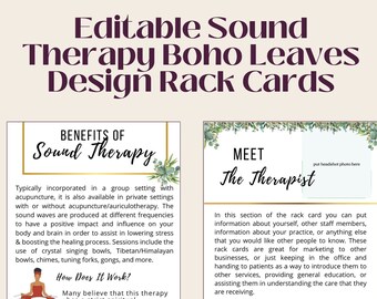 Therapist Rack Card - Etsy