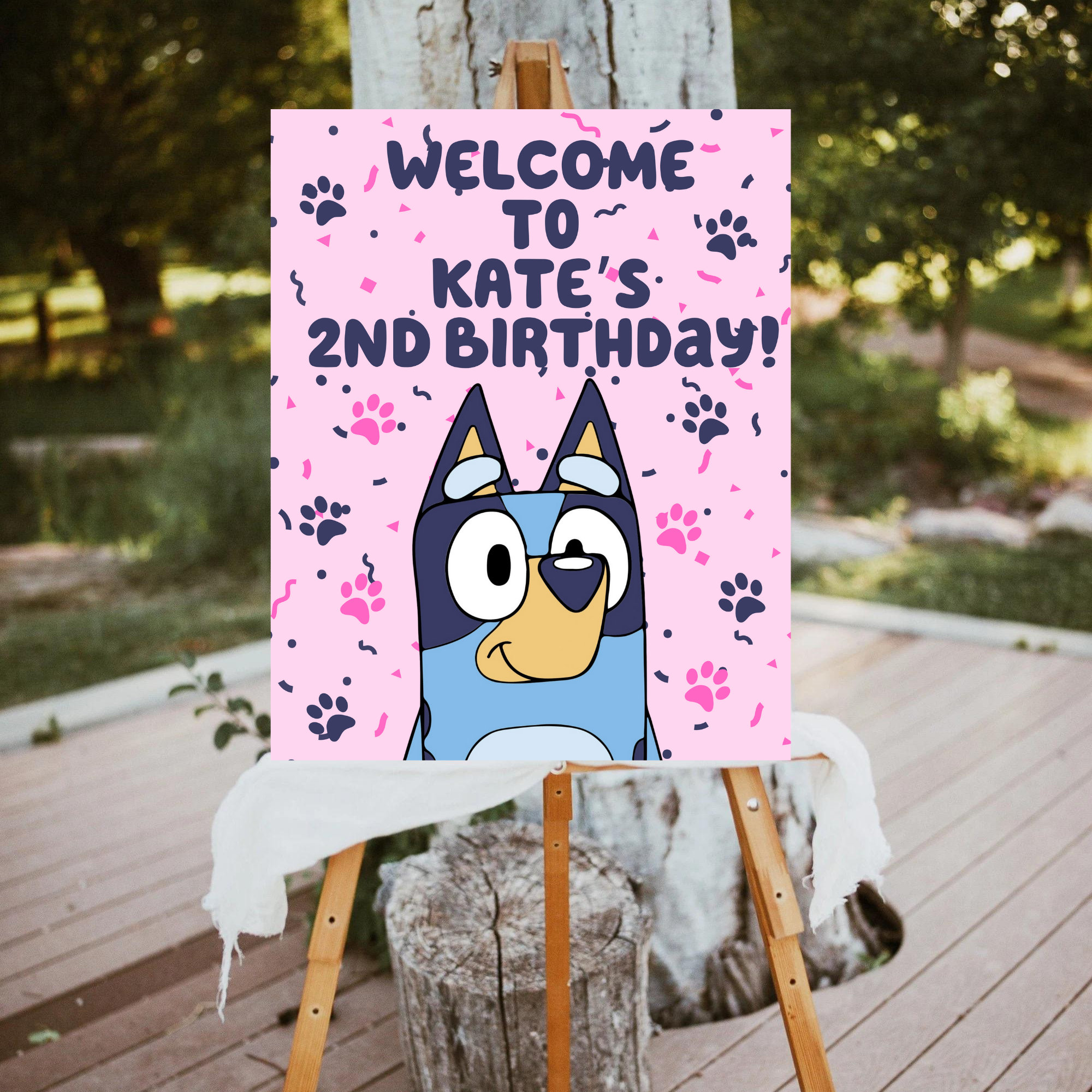 Free Bluey Party Printables 2023 Calendar Printable Bluey Birthday