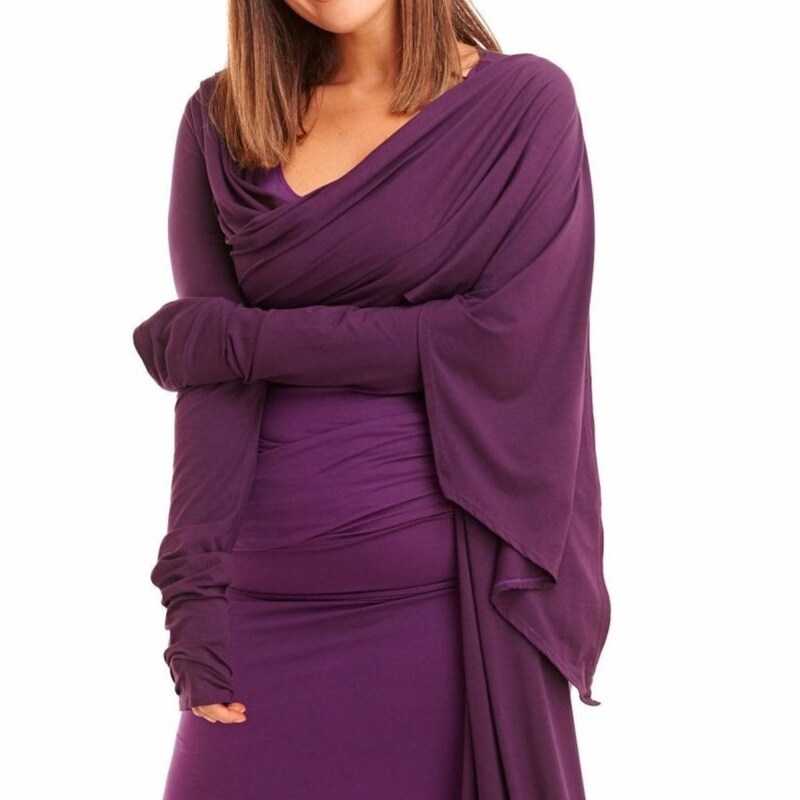 Purple Shrug - Etsy