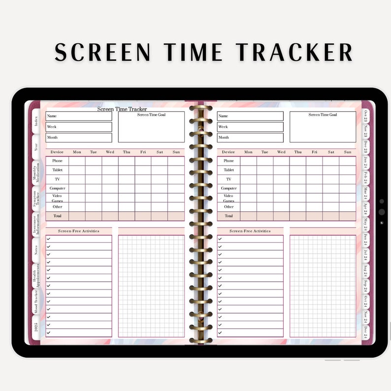 Manage Your Child's Adhd/autism With Ease - Our Digital Planner ...