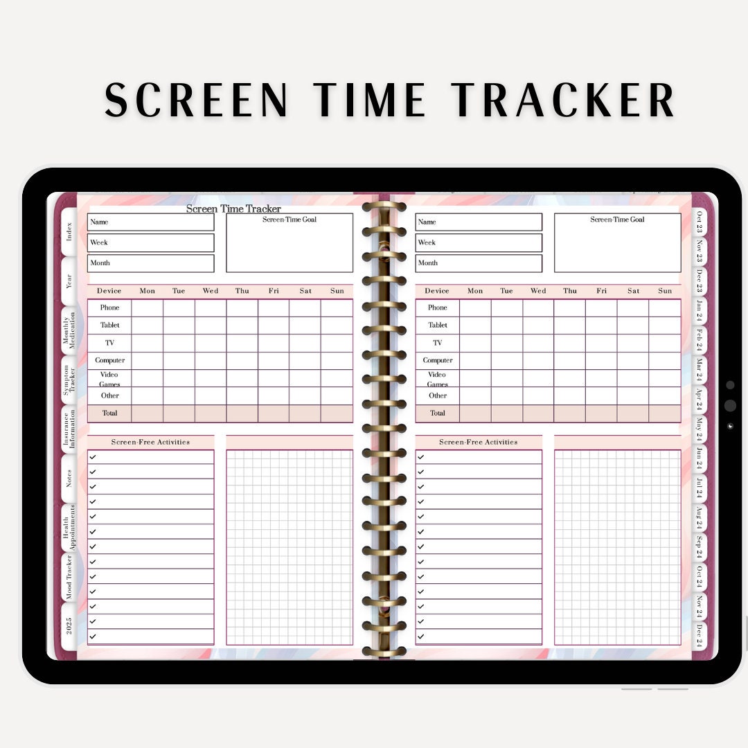 Manage Your Child's Adhd/autism With Ease Our Digital Planner Includes ...