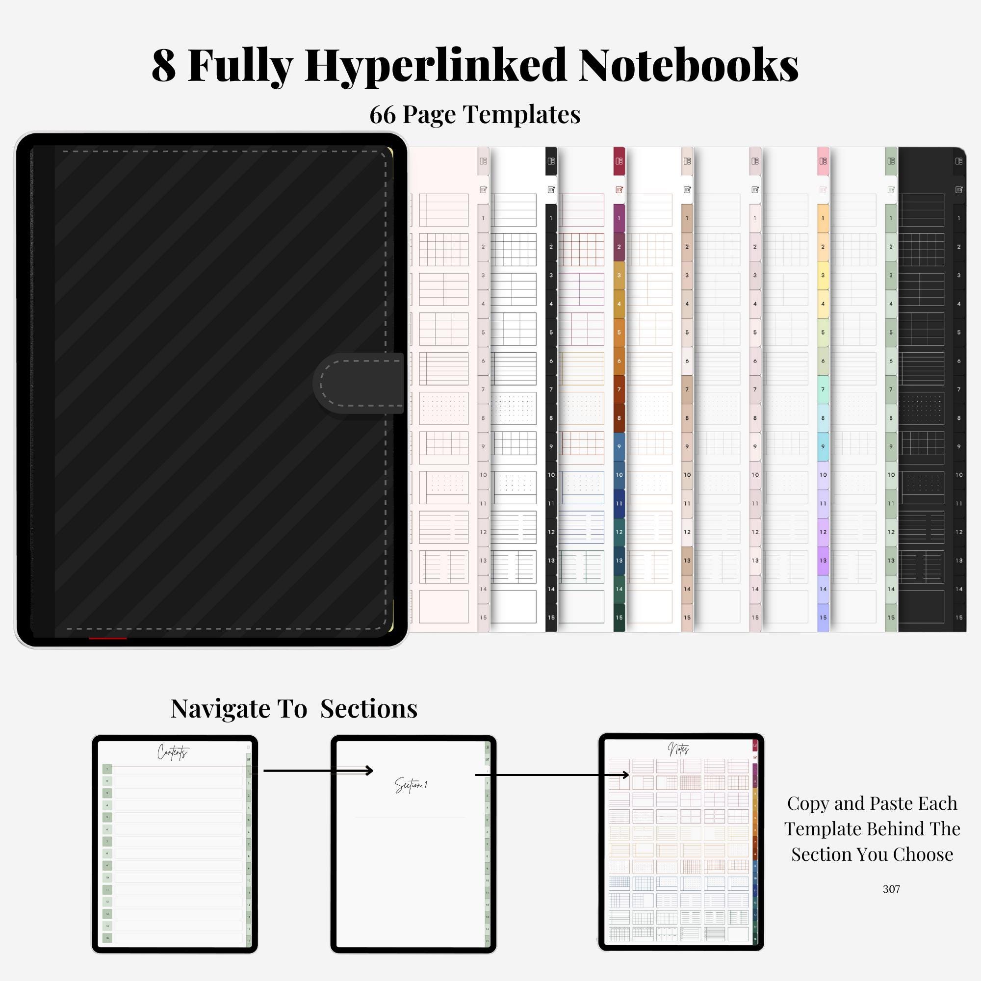 All-in-one Digital Planner 2025 2026, Digital Planner, Digital Journal ...