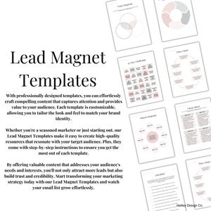 Business Toolkit, Business Planner, Business Plan, Lead Magnet, Brand ...