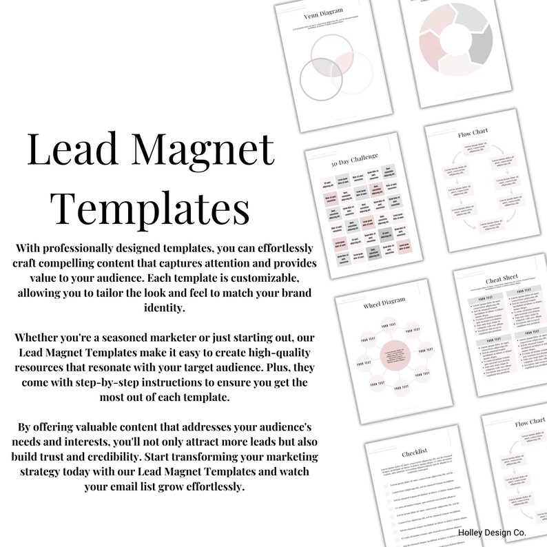 Business Toolkit, Business Planner, Business Plan, Lead Magnet, Brand ...