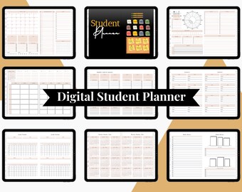 Digital Student Planner, Goodnotes Academic Planner, College Planner ...