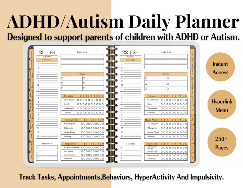 Empowering Parents: Digital Daily Planner for Managing ADHD and Autism ...