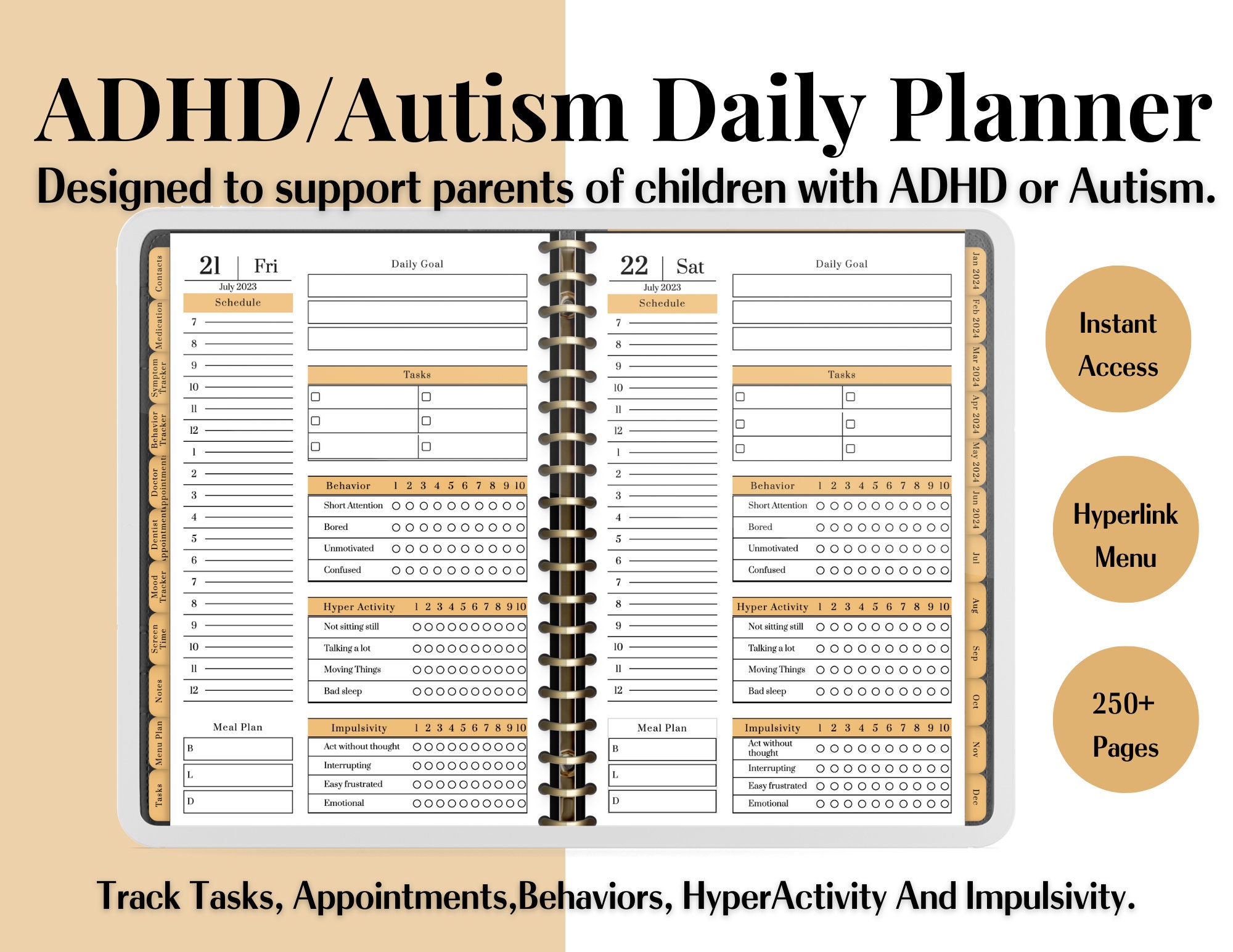 Empowering Parents: Digital Daily Planner for Managing ADHD and Autism ...
