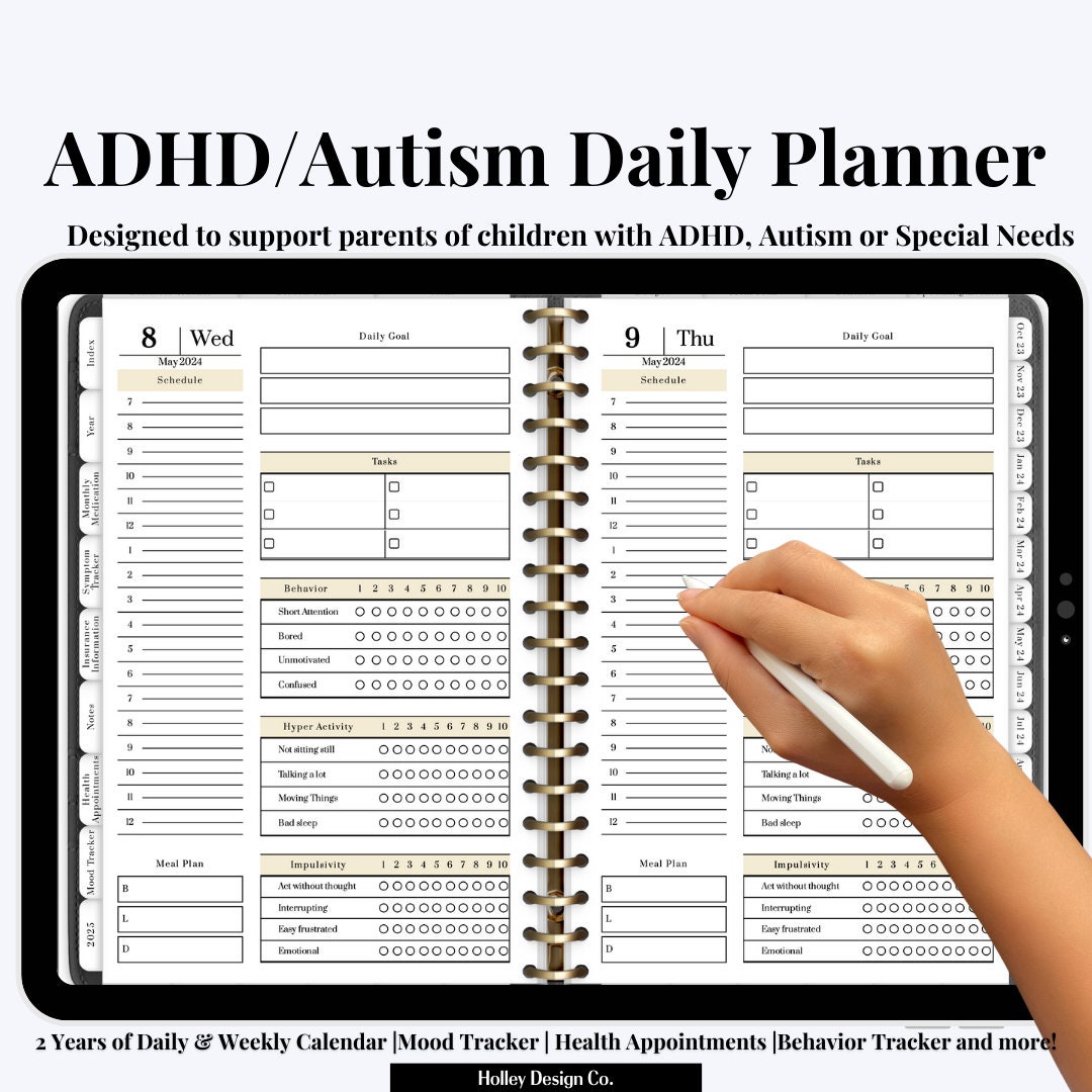 Empowering Parents: Digital Daily Planner for Managing ADHD and Autism ...